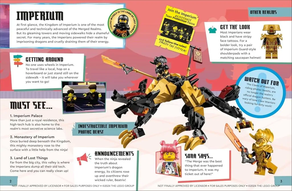 LEGO NINJAGO Dragons Rising Adventure Atlas for 2025