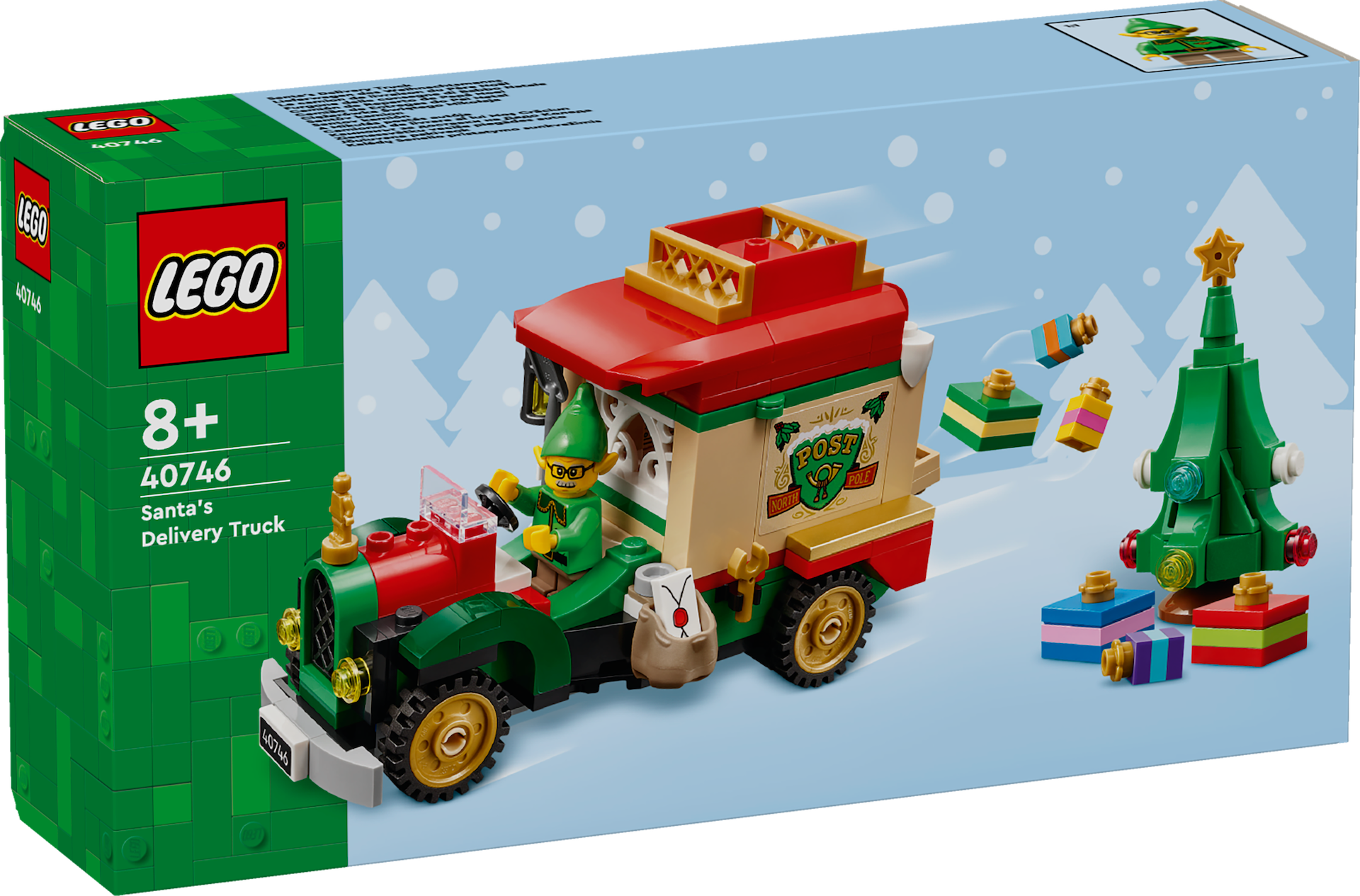 LEGO Winter Village 40746 Santa’s Delivery Truck revealed