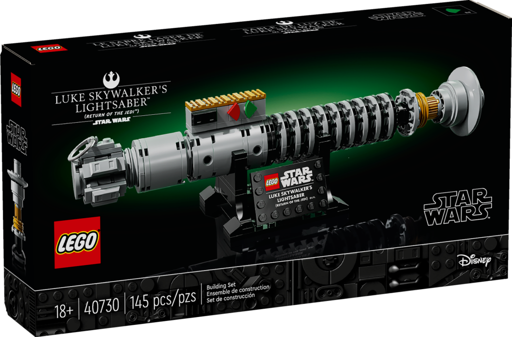 LEGO Star Wars 40730 Rivelata la spada laser di Luke Skywalker