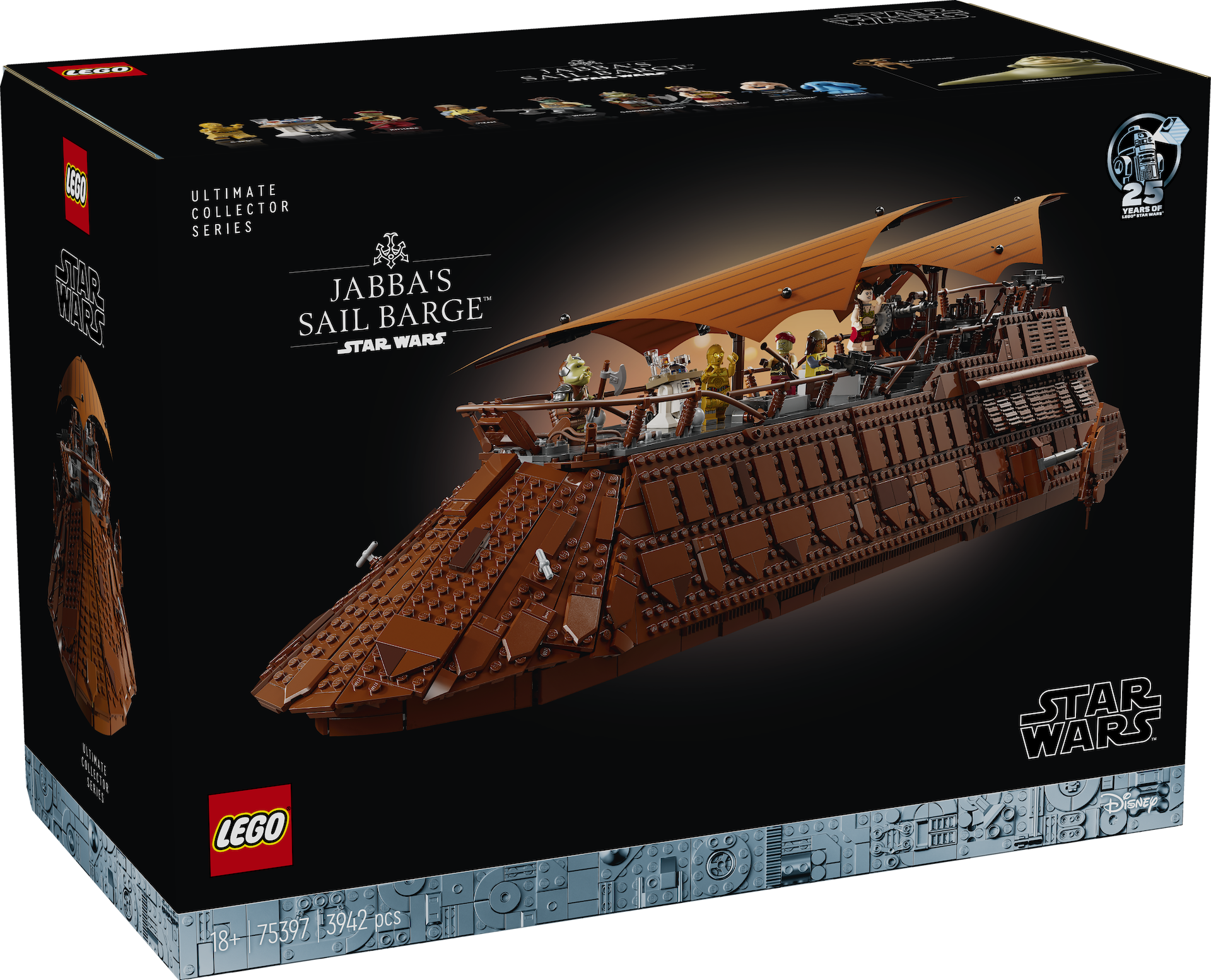 LEGO Star Wars 75397 Jabba’s Sail Barge officially revealed