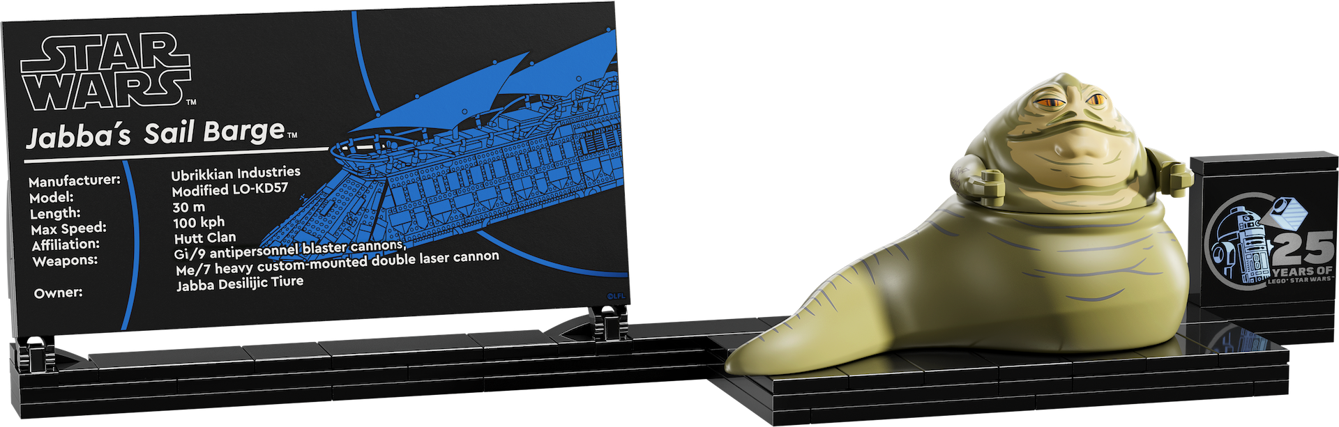 LEGO Star Wars 75397 Jabba’s Sail Barge officially revealed