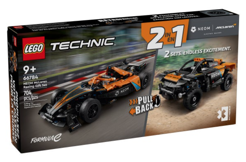 LEGO Technic 66784 NEOM McLaren Racing Gift Set available