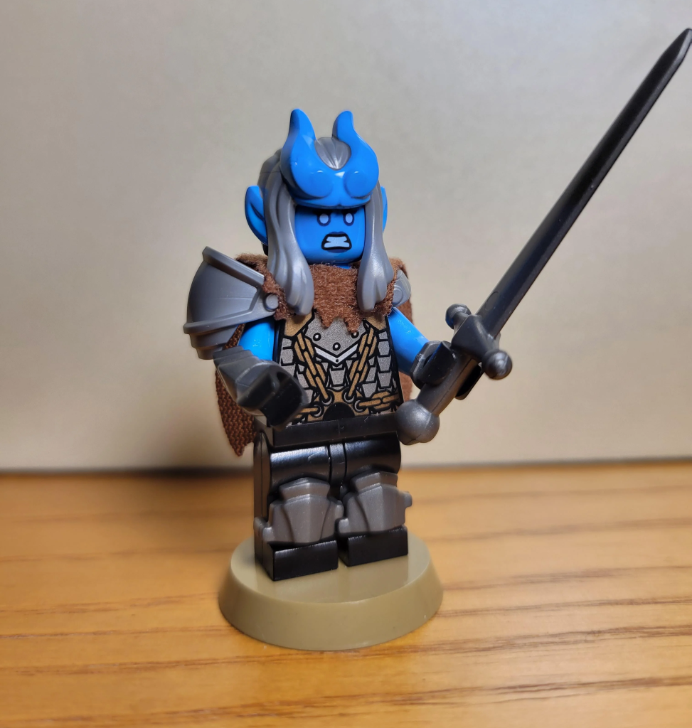 LEGO Dungeons & Dragons minifigures, before and after