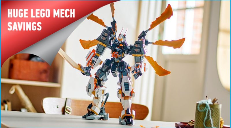Your sign to pick up the biggest LEGO NINJAGO mech ever today