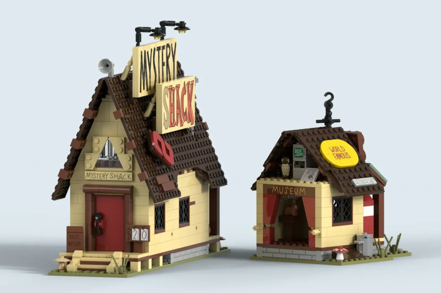 It's double trouble for Gravity Falls on LEGO Ideas