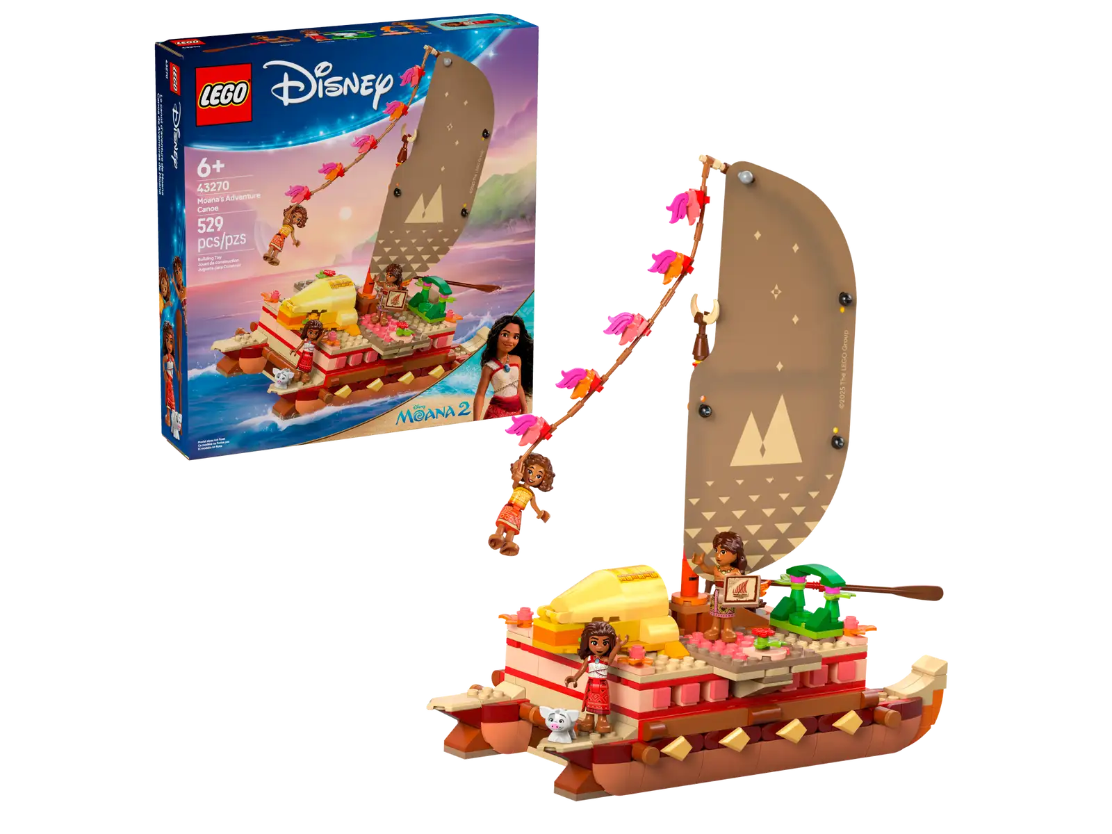 Moana's Adventure Canoe LEGO Set, Deals & Reviews