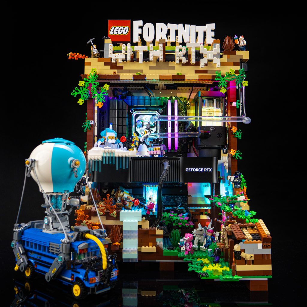 One-of-a-kind LEGO Fortnite PC is a gamer's dream set-up