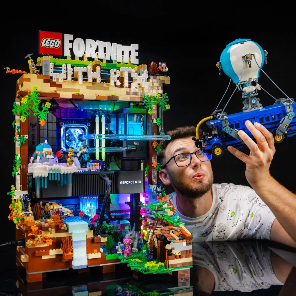 One-of-a-kind LEGO Fortnite PC is a gamer's dream set-up
