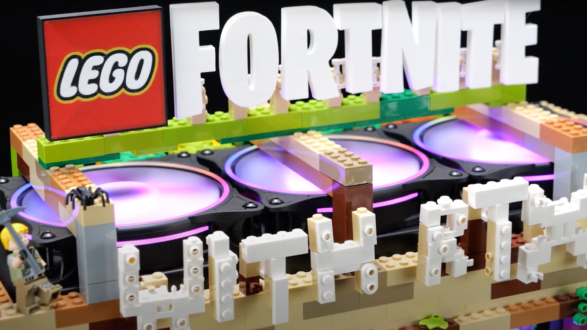One-of-a-kind LEGO Fortnite PC is a gamer's dream set-up