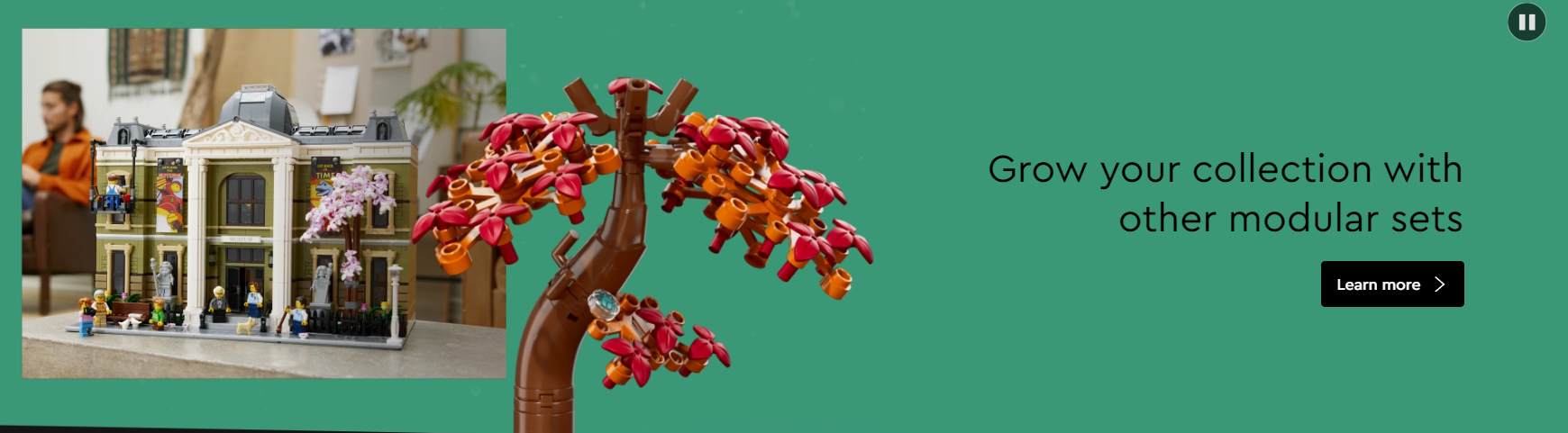 LEGO considers 21353 The Botanical Garden a modular building