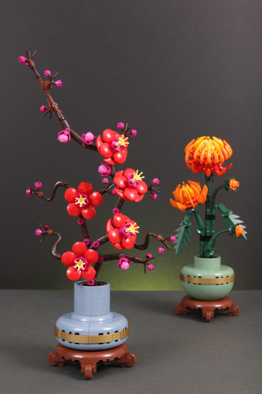 LEGO 10368 Chrysanthemum and 10369 Plum Blossom review