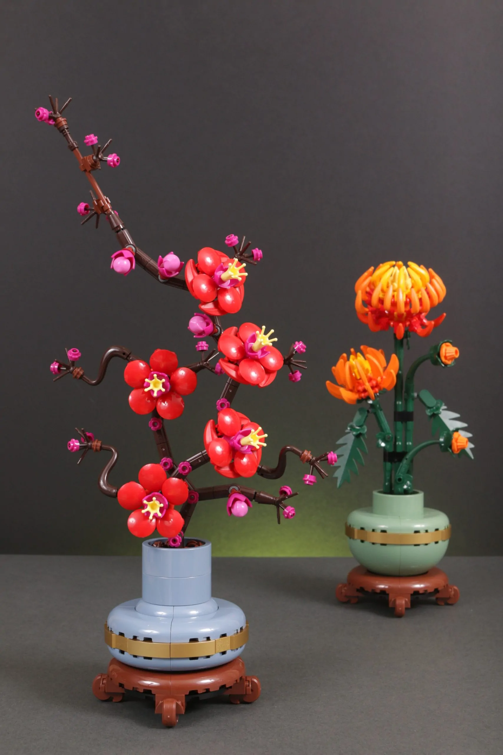 LEGO 10368 Chrysanthemum and 10369 Plum Blossom review