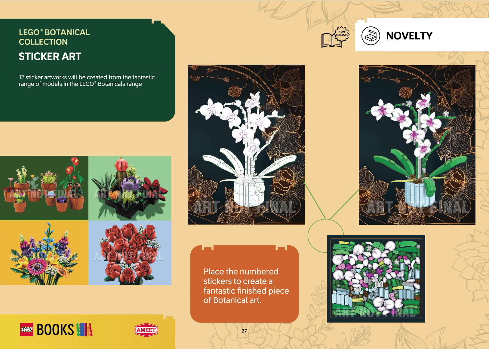 LEGO Botanical Collection books revealed for 2025
