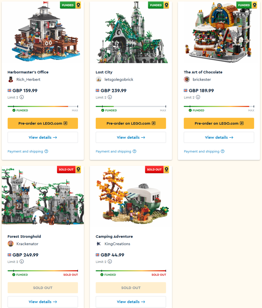 Eén LEGO BrickLink Designer Program Series 3-set zou buitengewoon ...