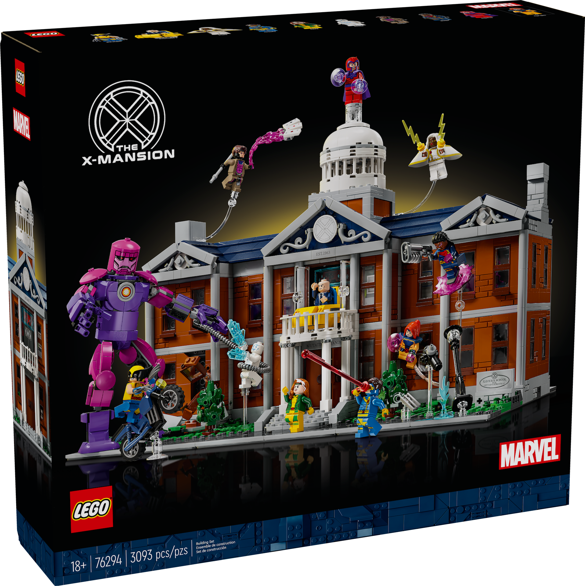 LEGO Marvel 76294 X-Men: The X-Mansion officially revealed