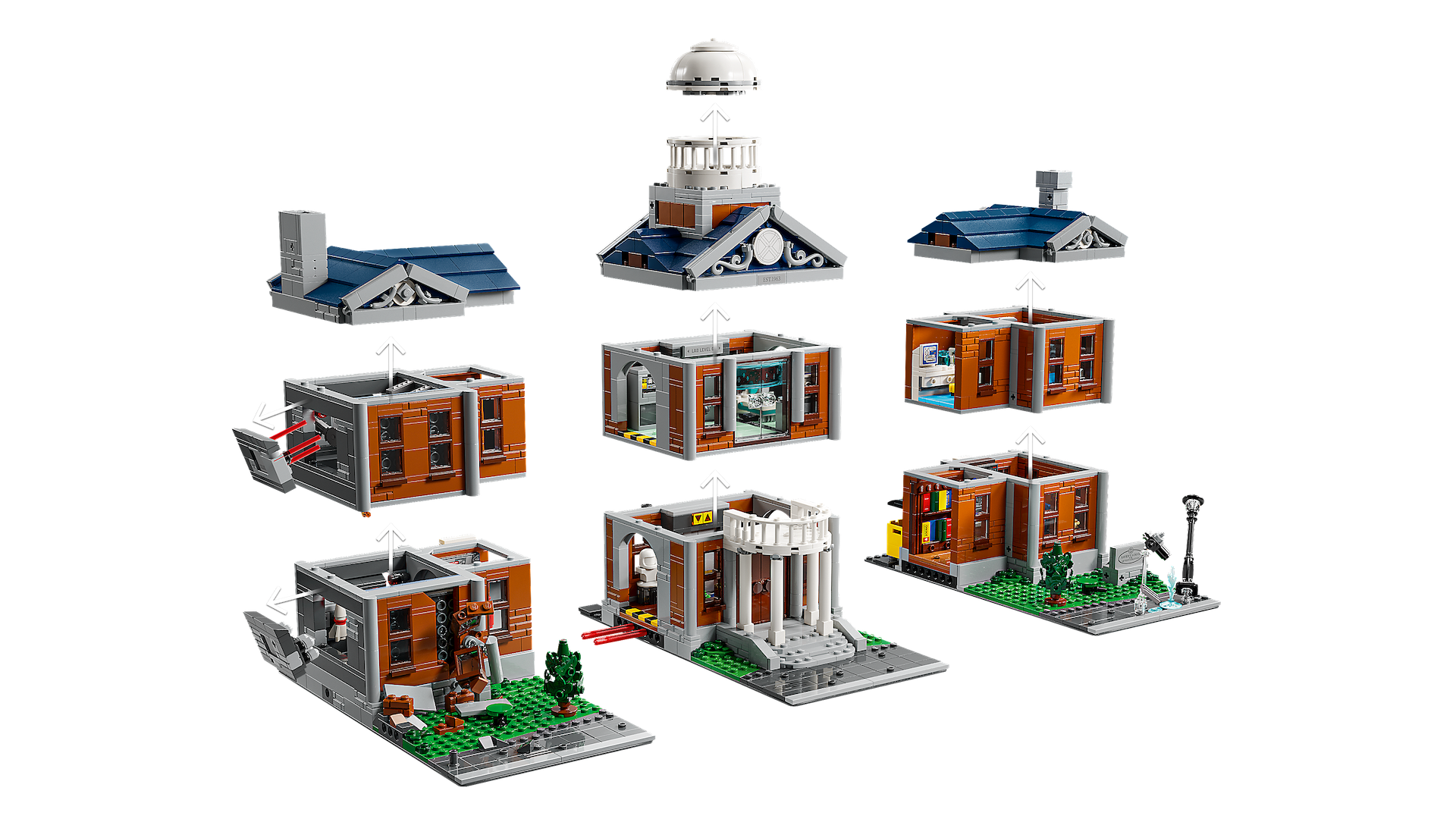 LEGO Marvel 76294 X-Men: The X-Mansion visual tour