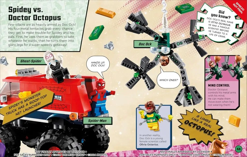 LEGO Spider-Verse book revealed for 2025 – including exclusive minifigure