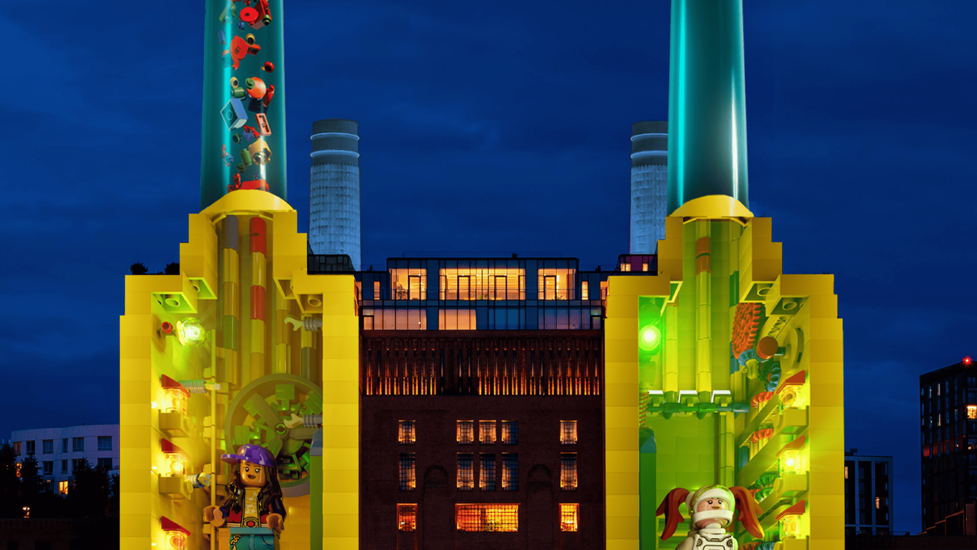LEGO Minifigure Factory of Creativity transforms landmark