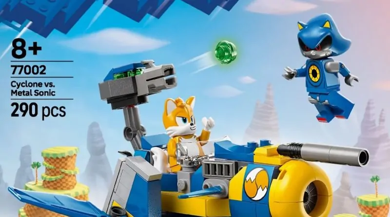 First pictures of LEGO Sonic the Hedgehog 77002 Cyclone vs. Metal Sonic
