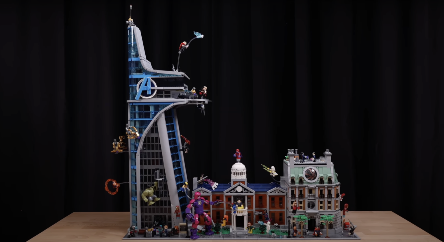 Should the LEGO X-Mansion be displayed with Marvel modulars or modular buildings?