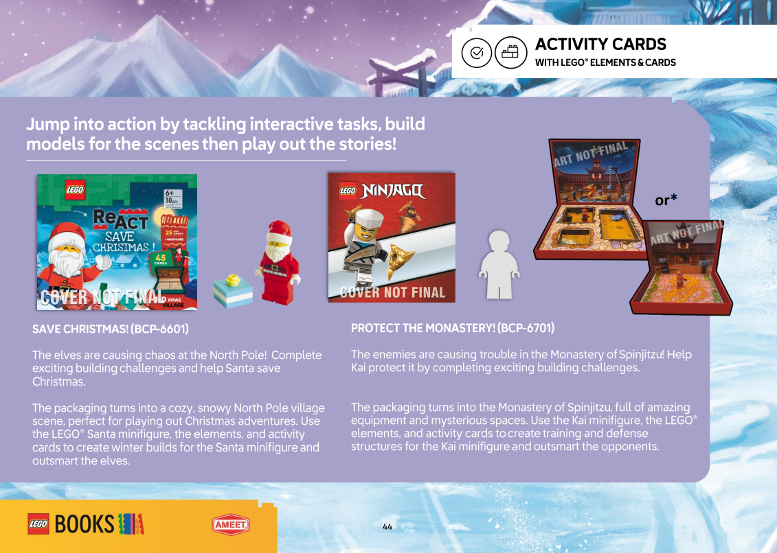 LEGO 2025 books include new concepts, minifigures and more