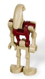 How the LEGO Star Wars Battle Droid has changed over 25 years
