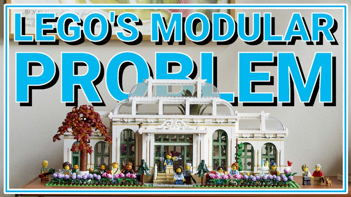 LEGO Ideas 21353 The Botanical Garden isn't a modular
