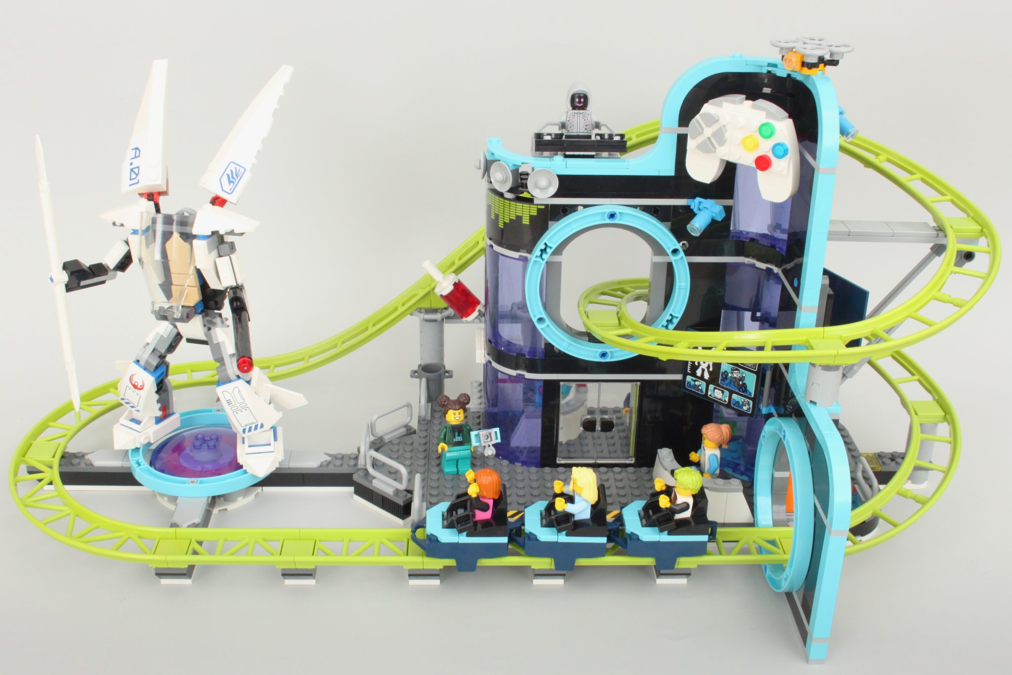 LEGO City 60421 Robot World Roller-Coaster Park review