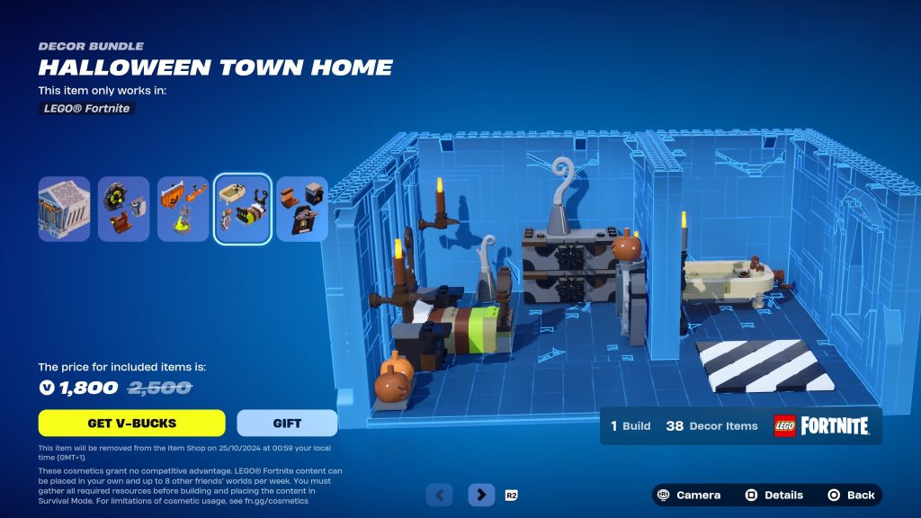 LEGO Fortnite's Halloween includes free items and The Nightmare Before ...