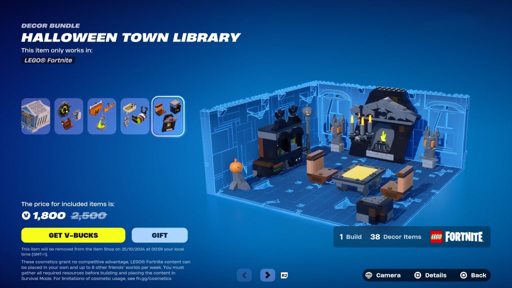 LEGO Fortnite's Halloween includes free items and The Nightmare Before ...