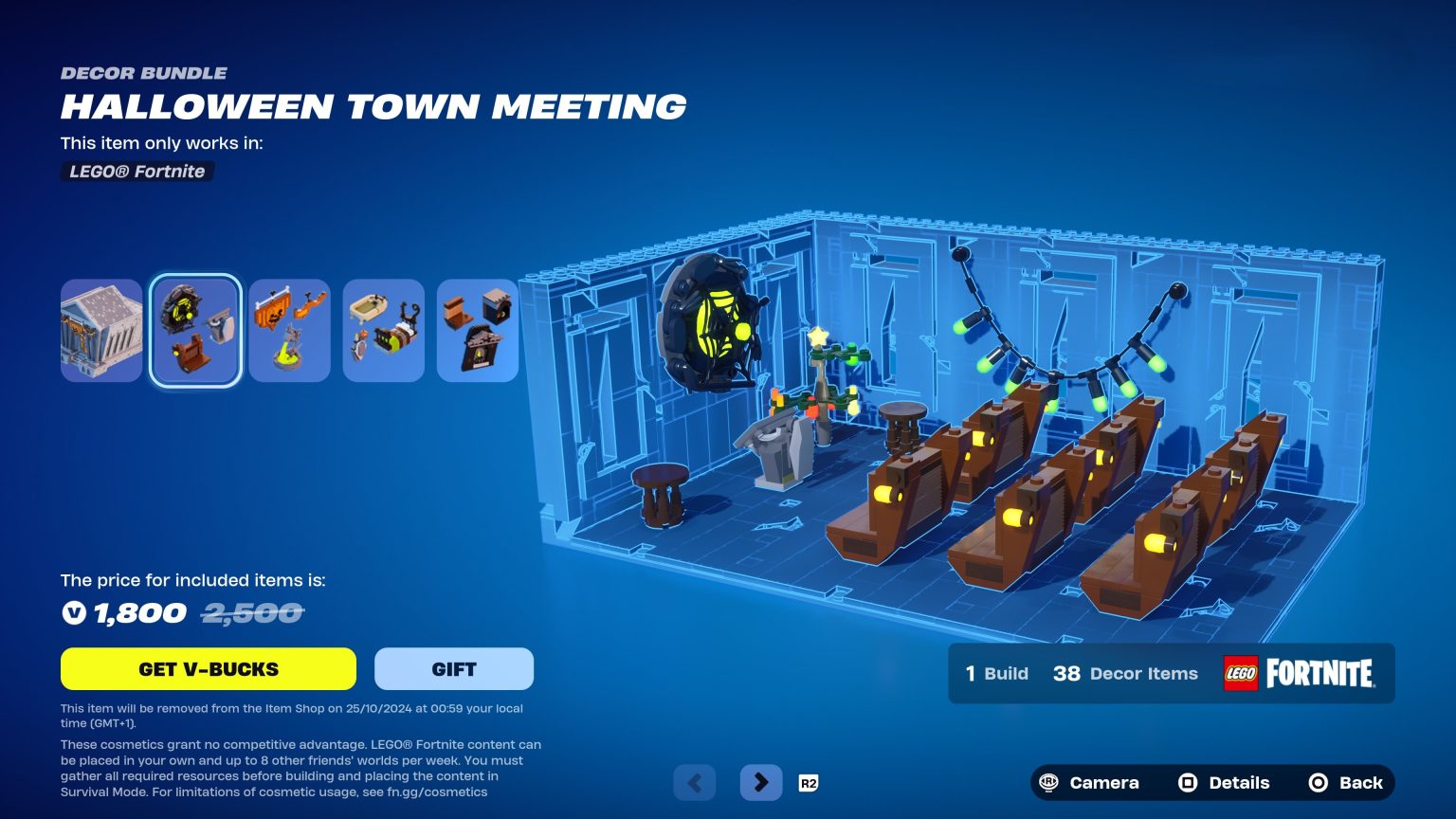LEGO Fortnite's Halloween includes free items and The Nightmare Before ...