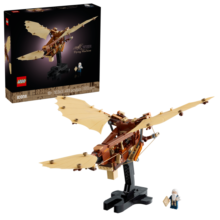 LEGO Icons 10363 Leonardo da Vinci's Flying Machine revealed