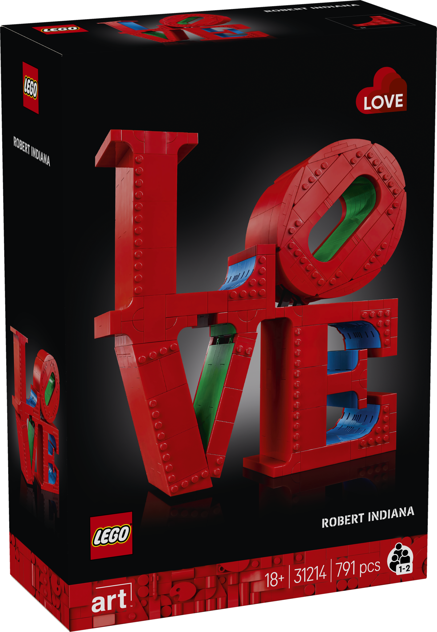 LEGO Art 31214 LOVE 2025 set officially revealed