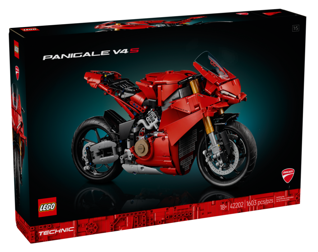 LEGO Technic 42202 Ducati Panigale V4 S Motorcycle pricing confirmed