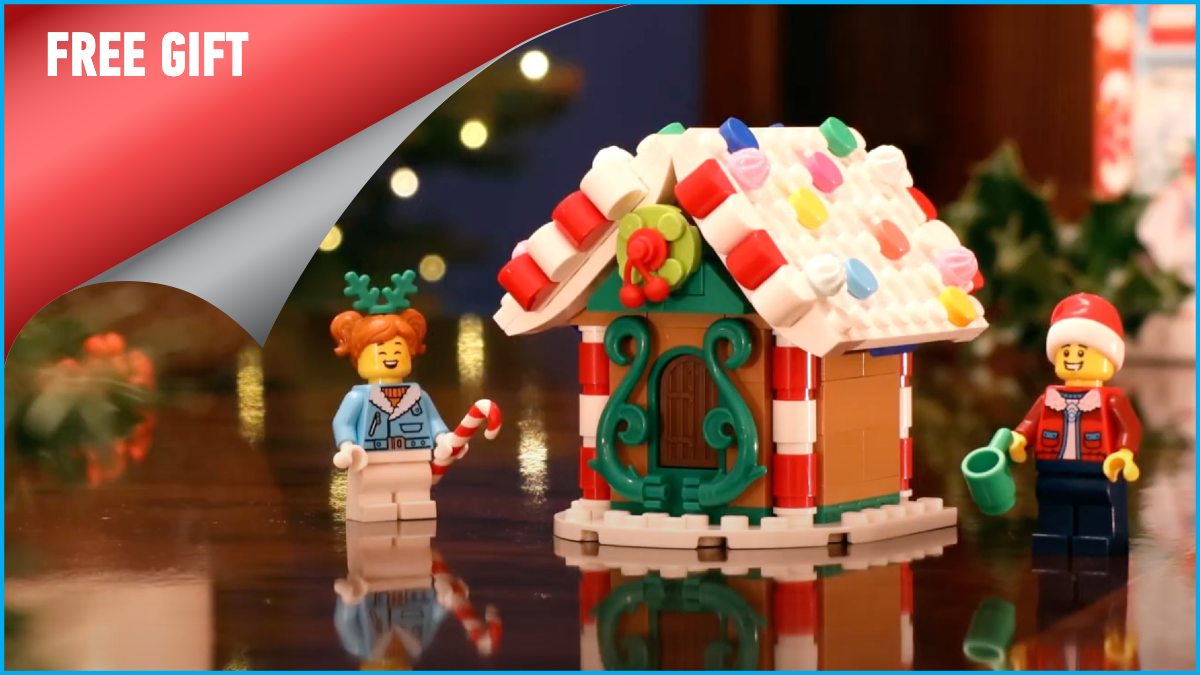 Free LEGO Gingerbread Lane when you shop at Barnes & Noble