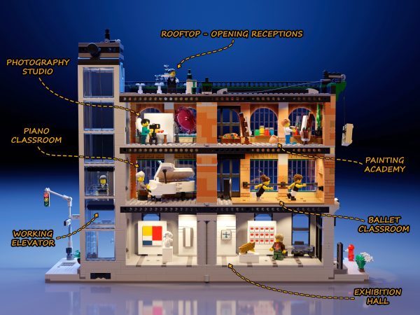 Modular buildings find a way into LEGO BrickLink Series 6
