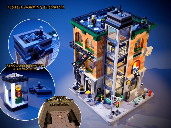 Modular buildings find a way into LEGO BrickLink Series 6