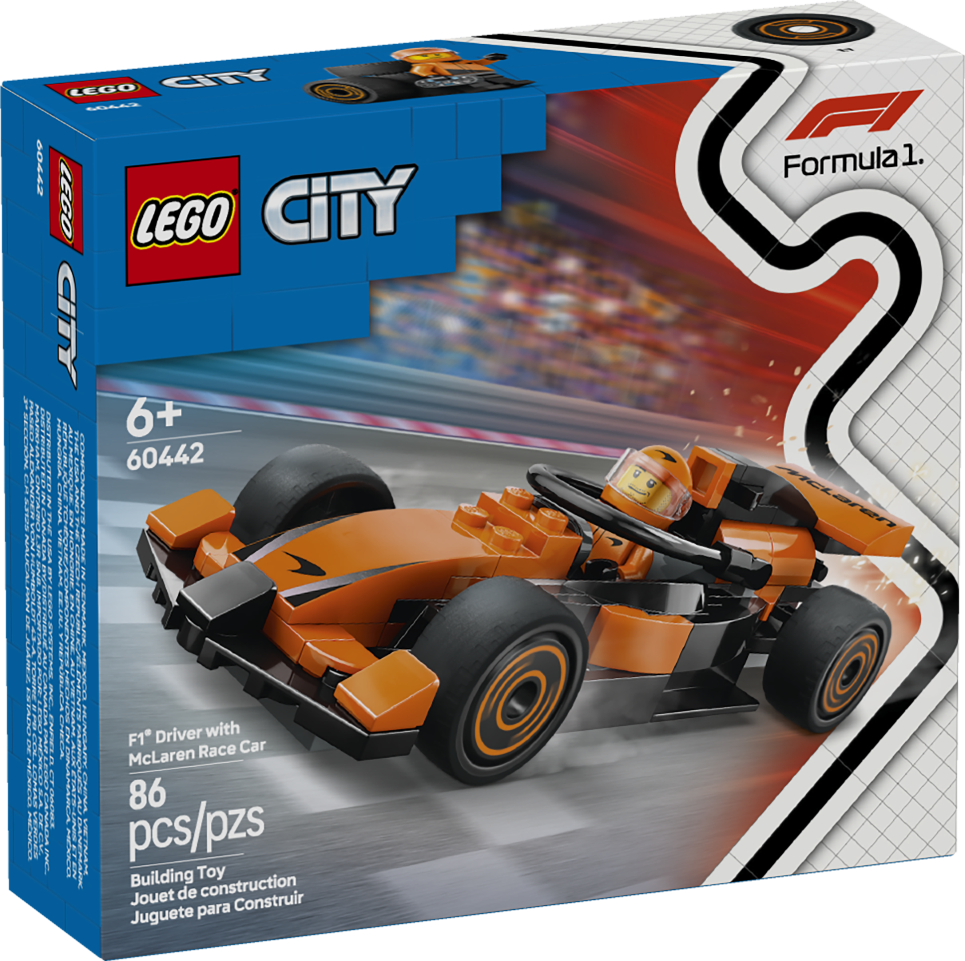 Six LEGO City Formula 1 sets officially revealed for 2025