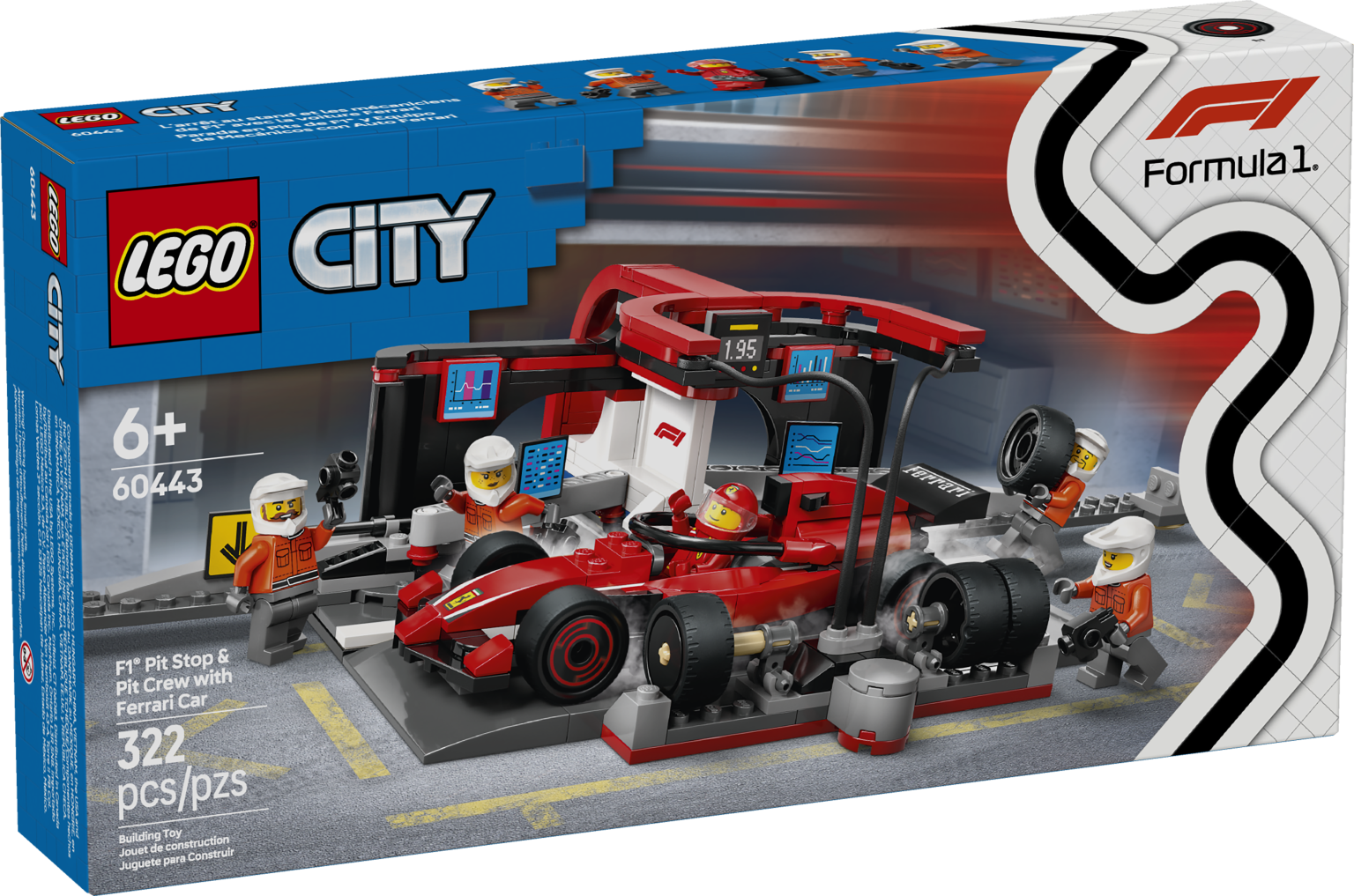 Six LEGO City Formula 1 sets officially revealed for 2025