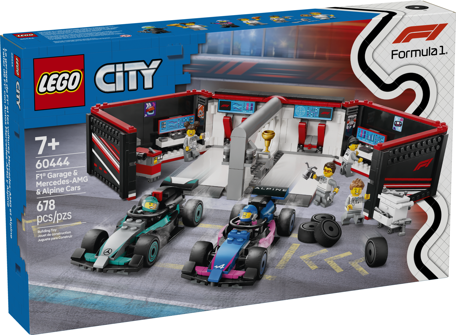 Six LEGO City Formula 1 sets officially revealed for 2025