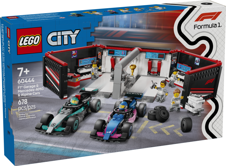 Six LEGO City Formula 1 sets officially revealed for 2025