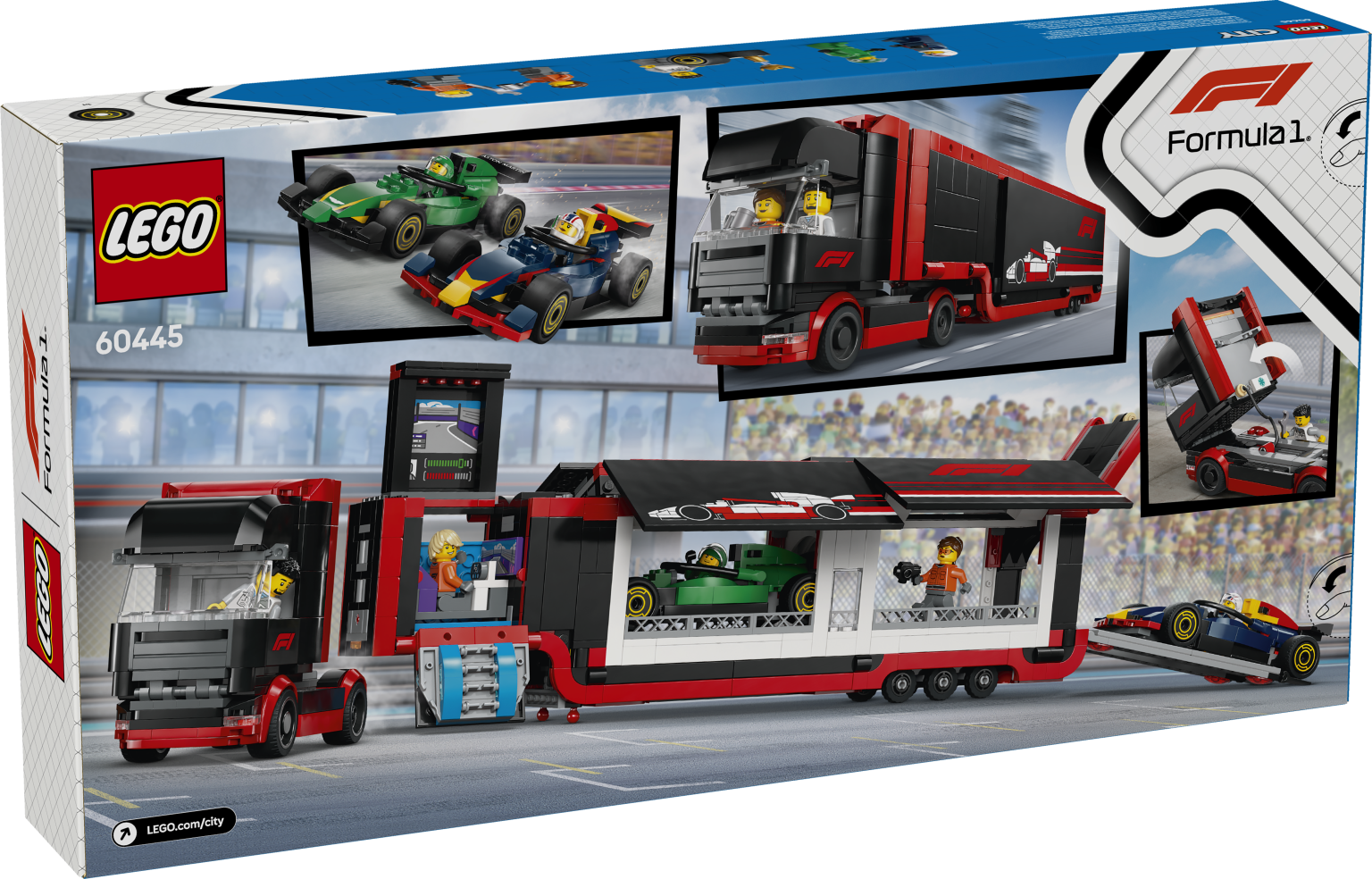 Six LEGO City Formula 1 sets officially revealed for 2025