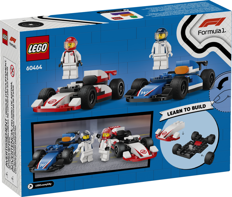 Six LEGO City Formula 1 sets officially revealed for 2025