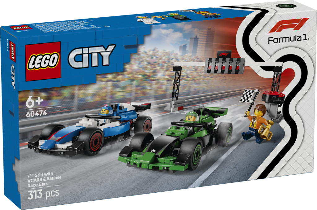 Listagens de LEGO Formula 1 para conjuntos perdidos e carros colecionáveis