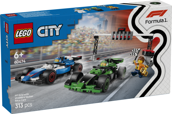 Six LEGO City Formula 1 sets officially revealed for 2025