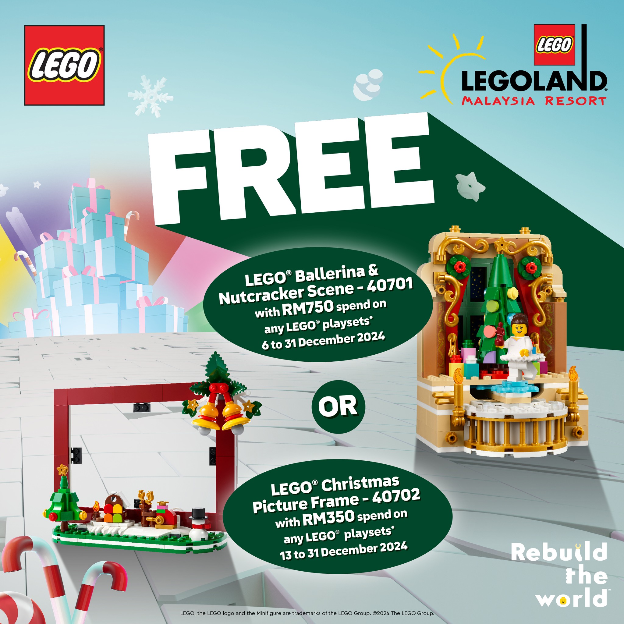 Two holiday LEGO GWPs have been officially revealed