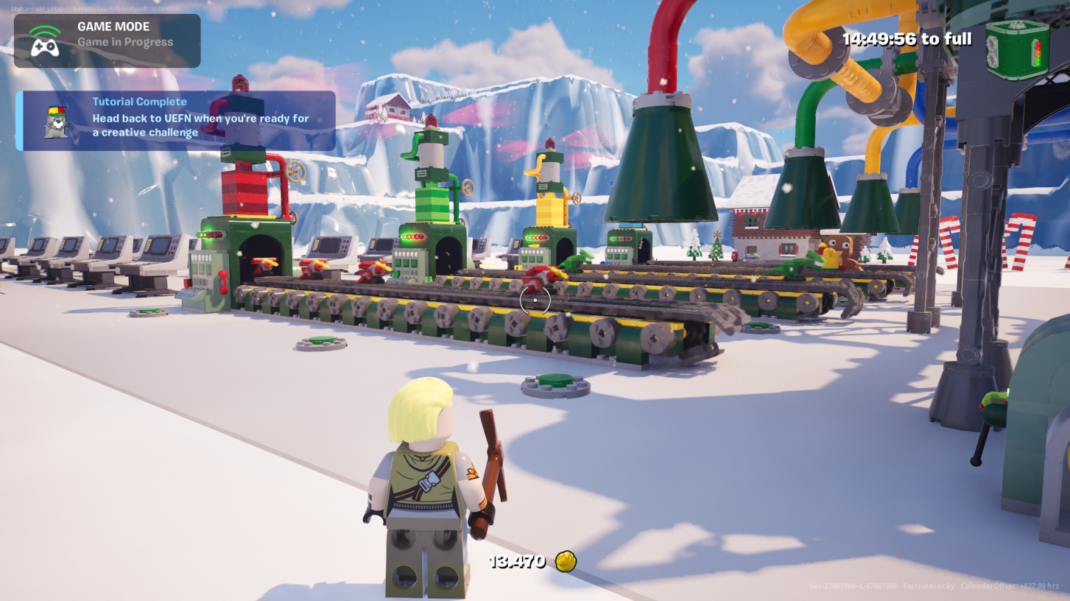 LEGO Fortnite reveals festive Toy Factory Tycoon Island