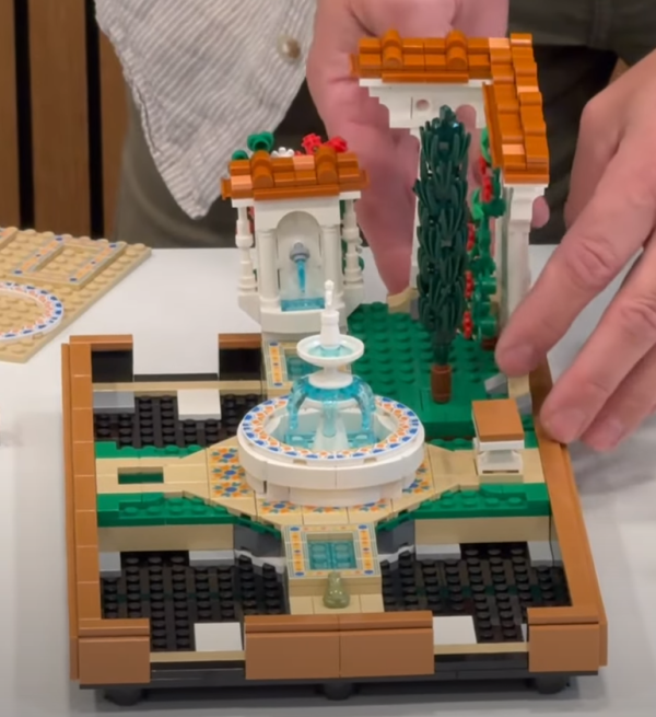 LEGO Icons 10359 Fountain Garden inspirations explained