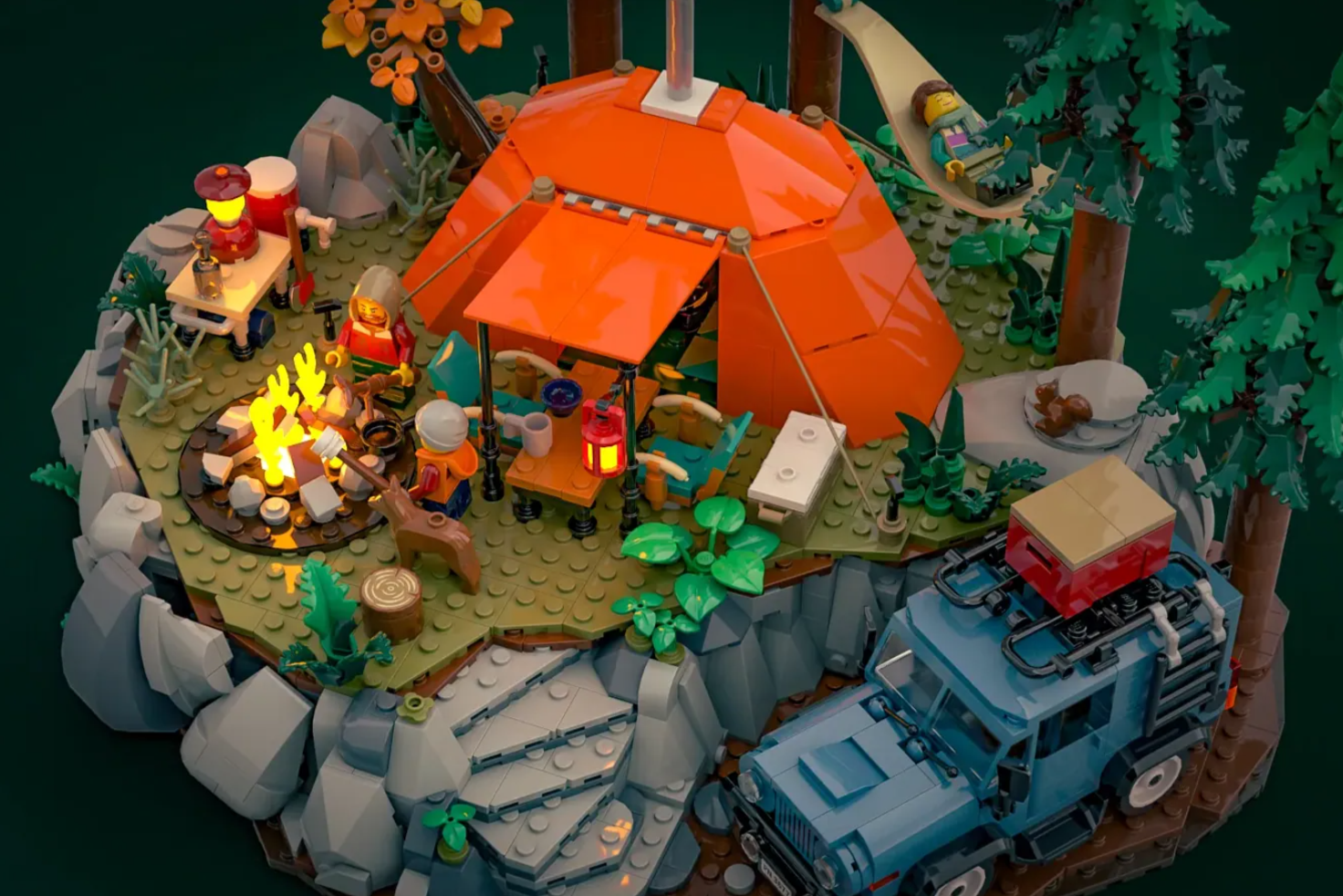 Camp out with project's one-month trip to 10K on LEGO Ideas