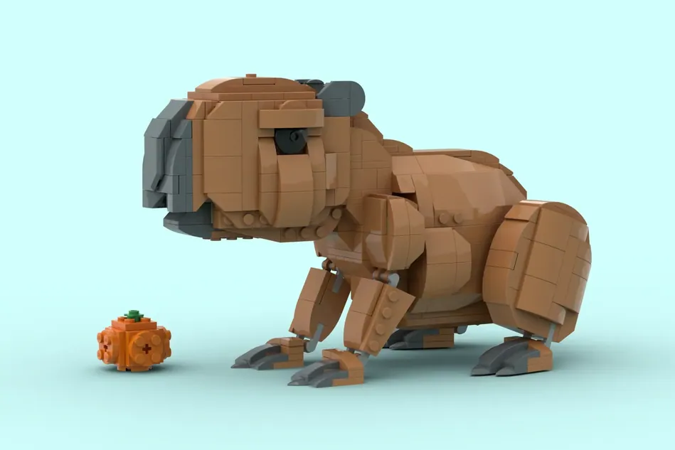 Brick-built capybara would be ideal addition to LEGO Ideas fauna